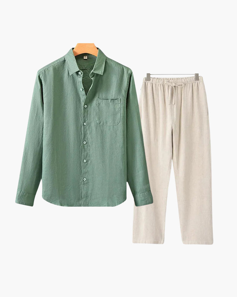 Old Money Linen Combo (Longsleeve) | Old Money
