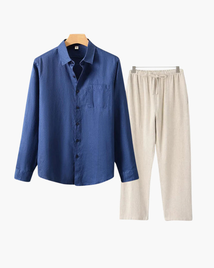 Old Money Linen Combo (Longsleeve) | Old Money